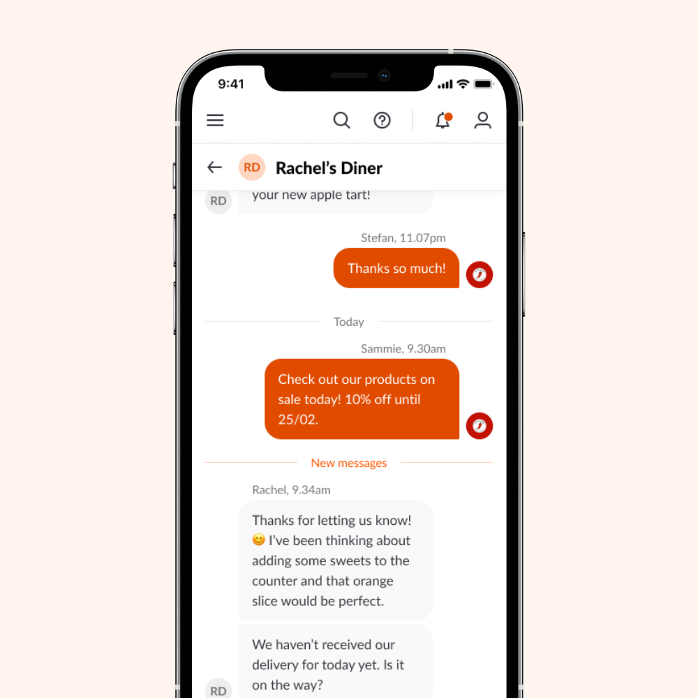 Chat with your customers... Instantly! 💬 | Ordermentum